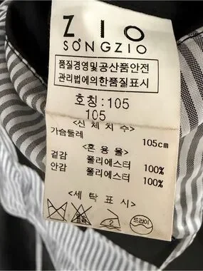 ZIOSONGZIO | Jackets & Coats | Ziosongzio Korean Designer Black Satin ...